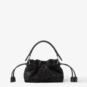 Fendi Baguette® Soft Small Black Cavallino Leather Mini-bag